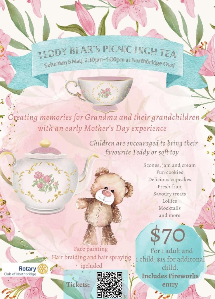 Don't Miss: Northbridge Fireworks and Teddy Bear High Tea - North ...