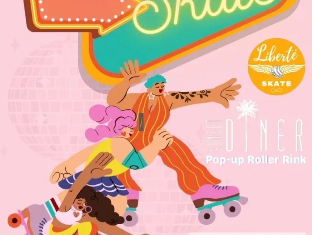 Roller Rink Pop Up at Sunset Diner - Willoughby Living